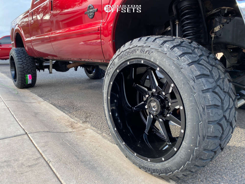 2016 Ford F-250 Super Duty with 24x14 -76 Gear Off-Road Wrath and 37/13 ...