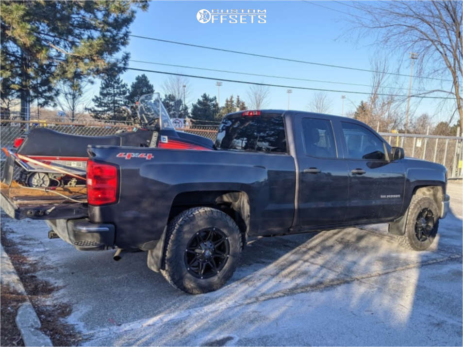 2015 Chevrolet Silverado 1500 with 18x9 18 Mayhem Rampage and 275/70R18 ...