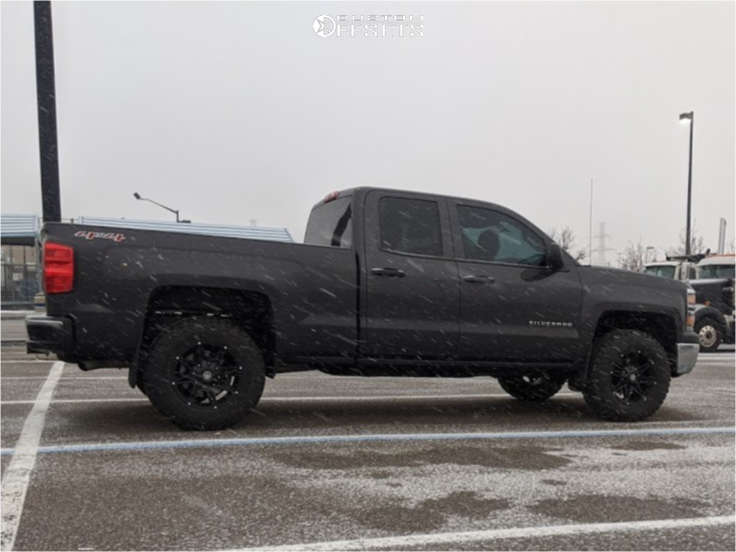 2015 Chevrolet Silverado 1500 with 18x9 18 Mayhem Rampage and 275/70R18 ...