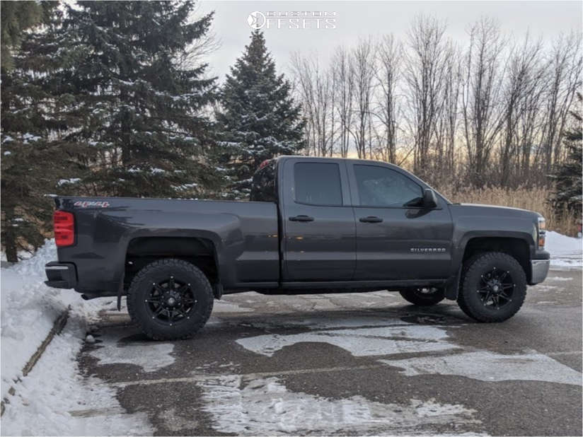 2015 Chevrolet Silverado 1500 with 18x9 18 Mayhem Rampage and 275/70R18 ...