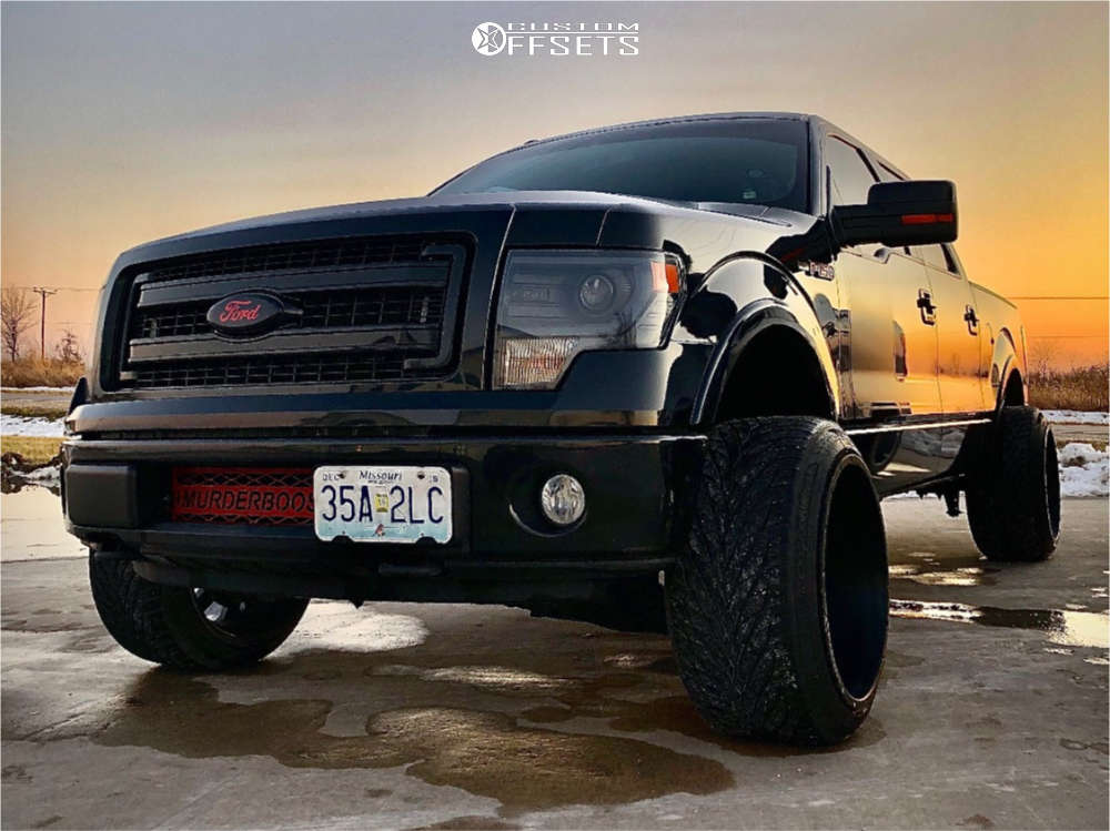 2013 Ford F-150 with 22x14 -76 Hardrock Devious and 305/40R22 Toyo ...