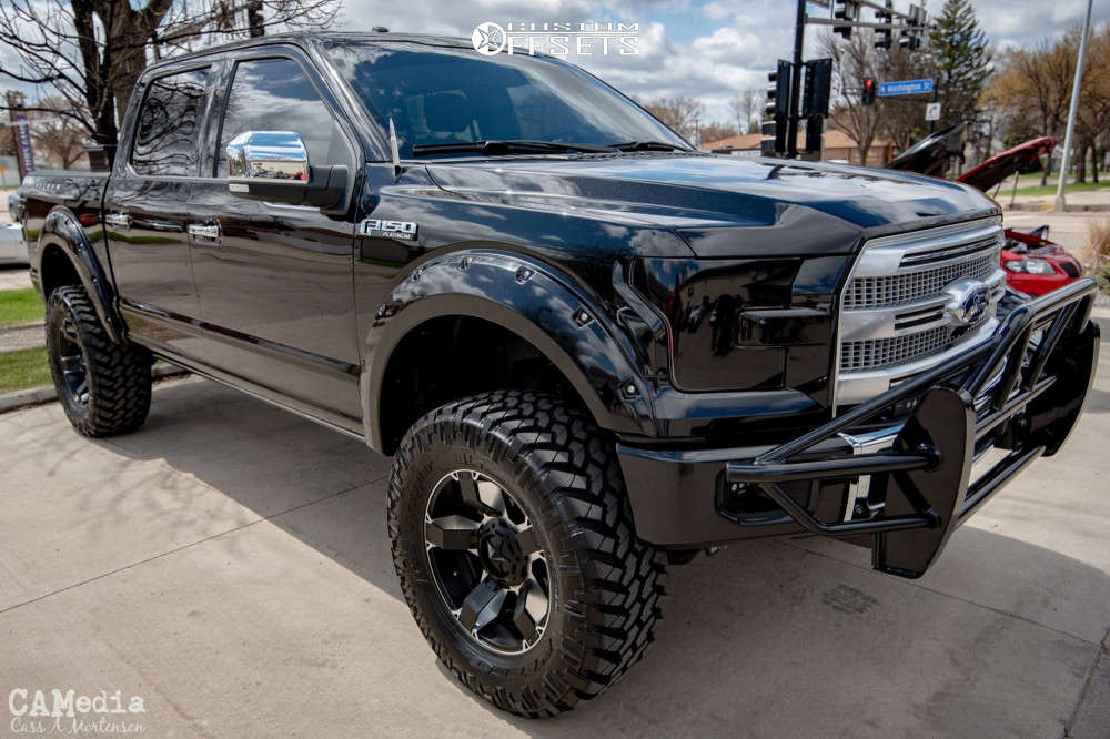 2015 Ford F-150 Aggressive > 1" Outside Fender Suspension Lift 7 ...