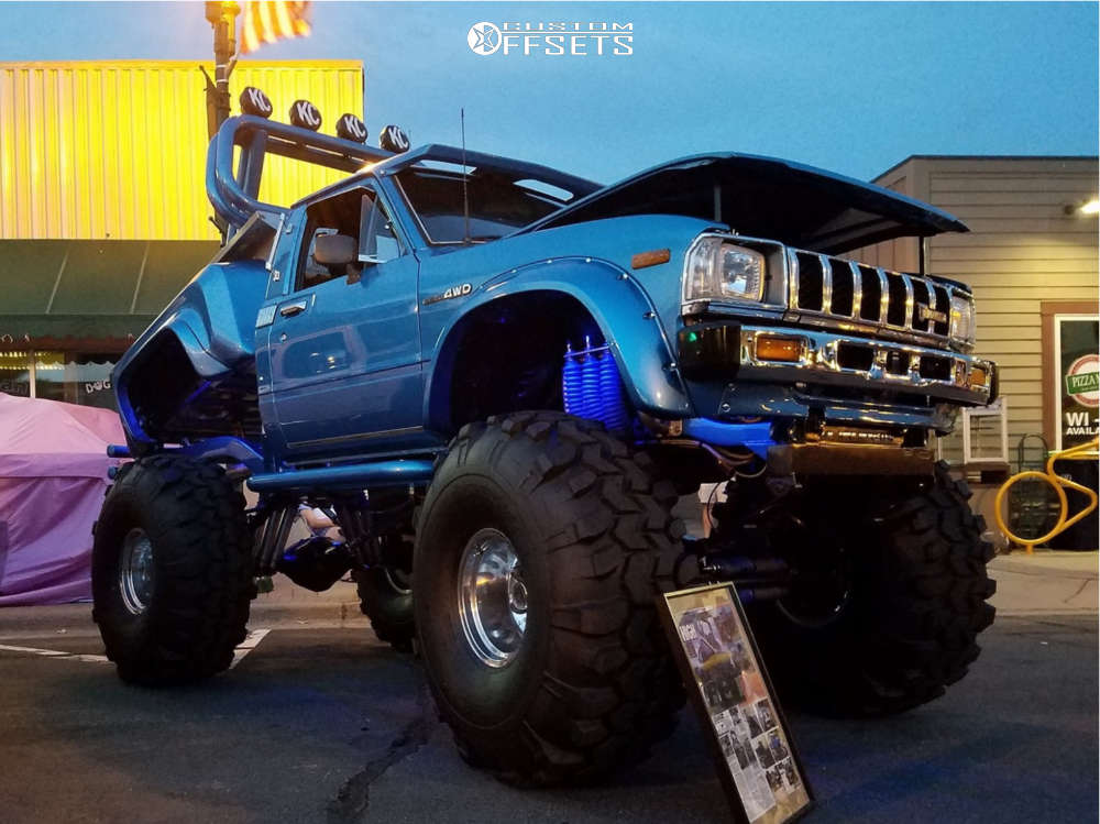 1983 Toyota Pickup with 15x12 -73 Mickey Thompson Classic Iii and 44/18 ...