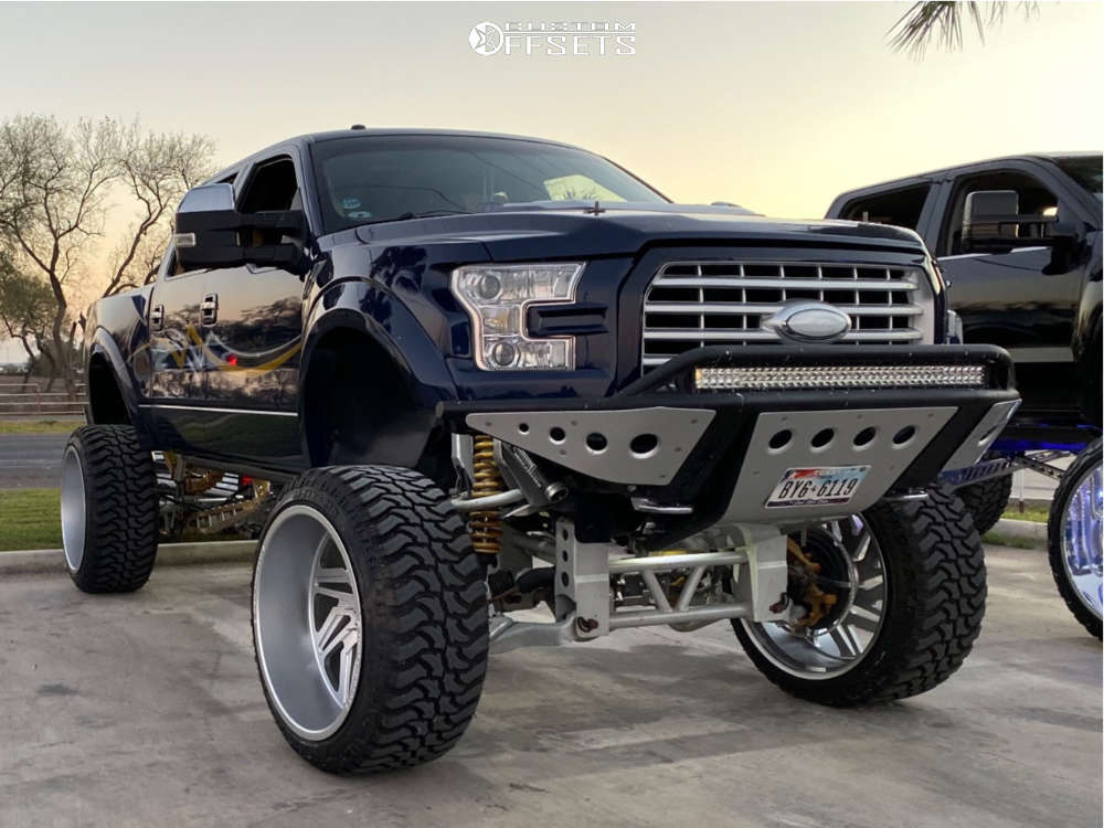 2012 Ford F-150 with 28x16 -103 RBP Forged Zion and 40/15.5R28 Mark Ma ...