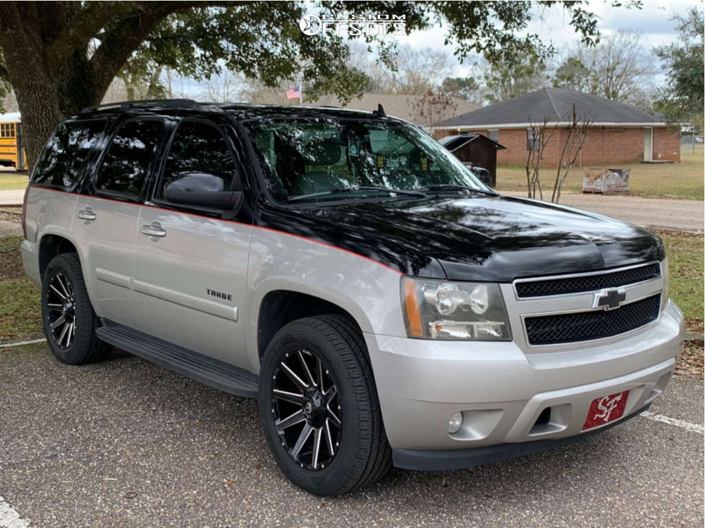 2007 Chevrolet Tahoe with 20x9 0 Fuel Contra and 275/60R20 Hankook ...