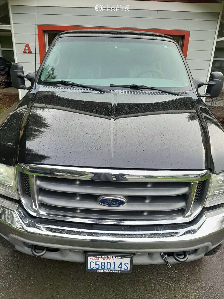 2002 Ford F-250 Super Duty with 18x9.5 -18 Black Rhino Abrams and 325 ...