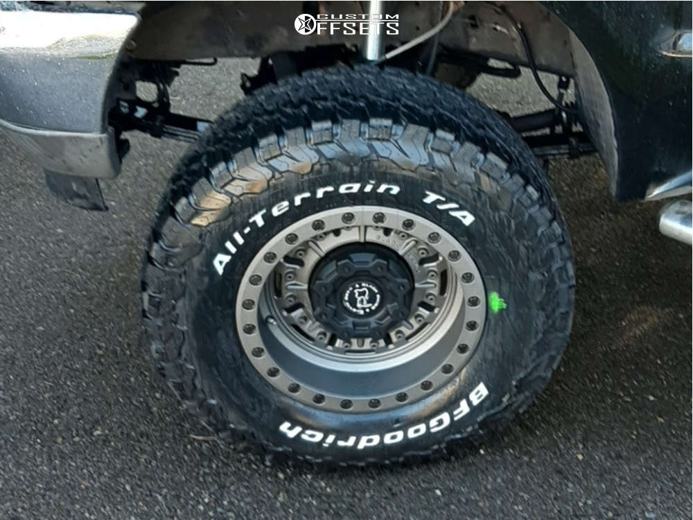 2002 Ford F-250 Super Duty with 18x9.5 -18 Black Rhino Abrams and 325 ...