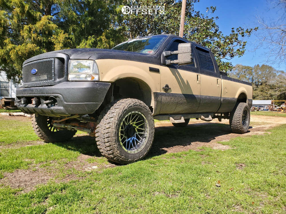 2002 Ford F-350 Super Duty with 20x10 -25 Motiv Offroad Mutant and 35/ ...