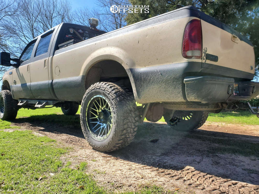 2002 Ford F-350 Super Duty with 20x10 -25 Motiv Offroad Mutant and 35/ ...