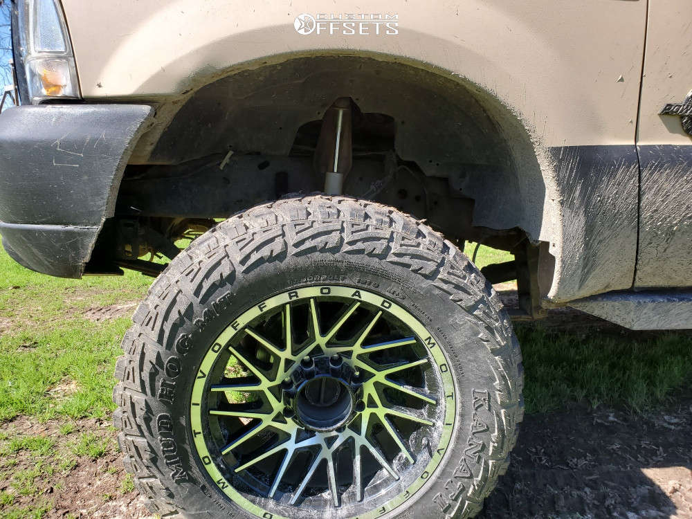 2002 Ford F-350 Super Duty with 20x10 -25 Motiv Offroad Mutant and 35/ ...
