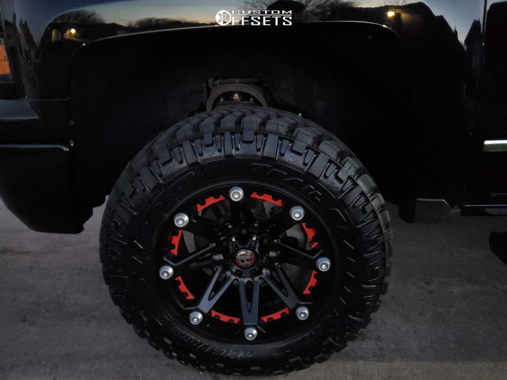 2015 Chevrolet Silverado 1500 with 18x9 -12 Ballistic Jester and 275 ...