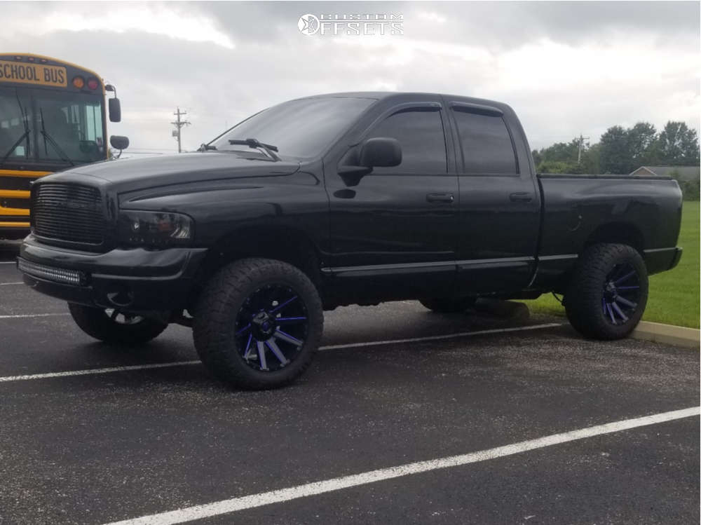 2004 Dodge Ram 1500 with 20x10 -18 Fuel Contra and 33/12.5R20 Nitto ...