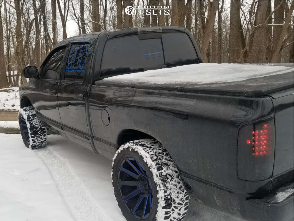 2004 Dodge Ram 1500 with 20x10 -18 Fuel Contra and 33/12.5R20 Nitto ...