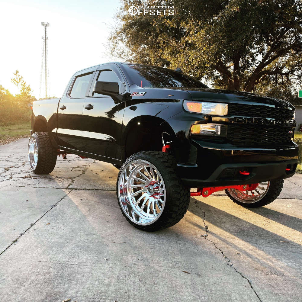 2019 Chevrolet Silverado 1500 with 26x14 -76 Fuel Forged FF30 and 35/14 ...