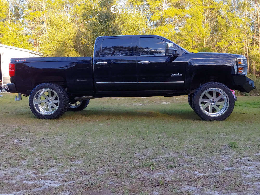 2014 Chevrolet Silverado 1500 with 24x14 -76 Fuel Forged Ff02 and 375 ...