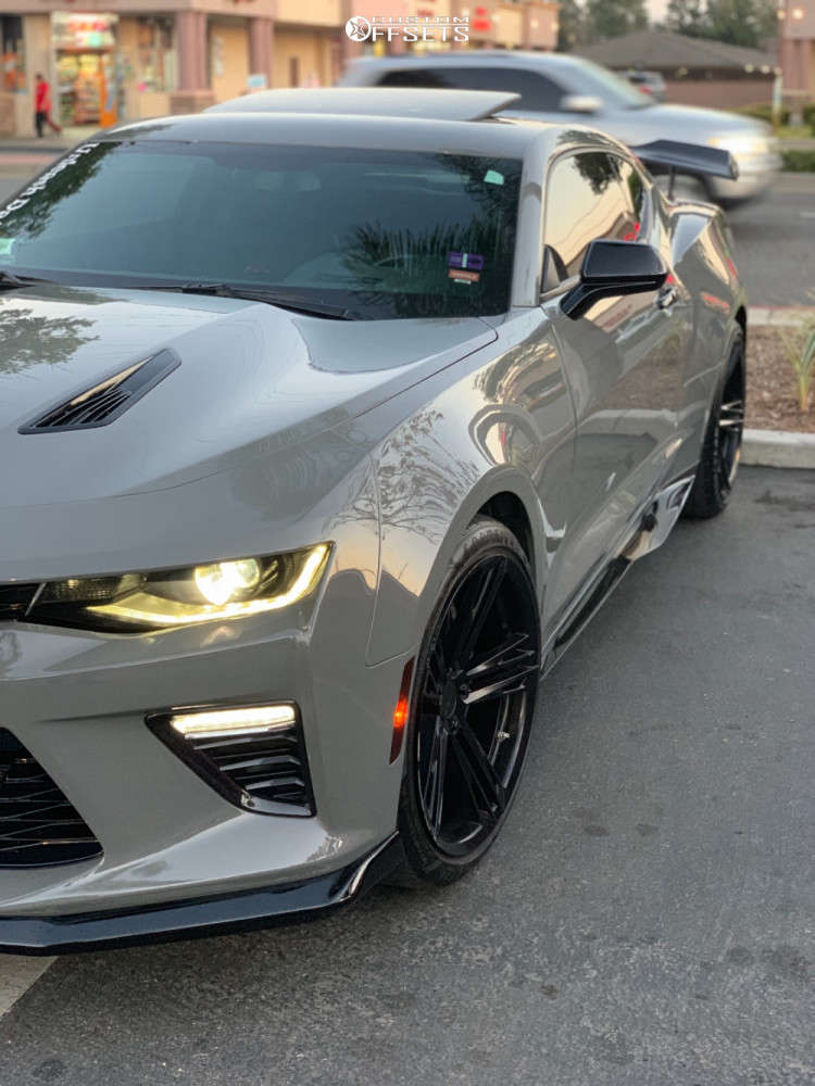 2018 Chevrolet Camaro with 20x10.5 35 MRR M716 and 275/45R20 Goodyear ...