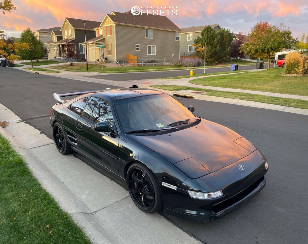 1995 Toyota MR2 with 18x8 35 WedsSport RN-05M and 225/35R18 Sumitomo ...