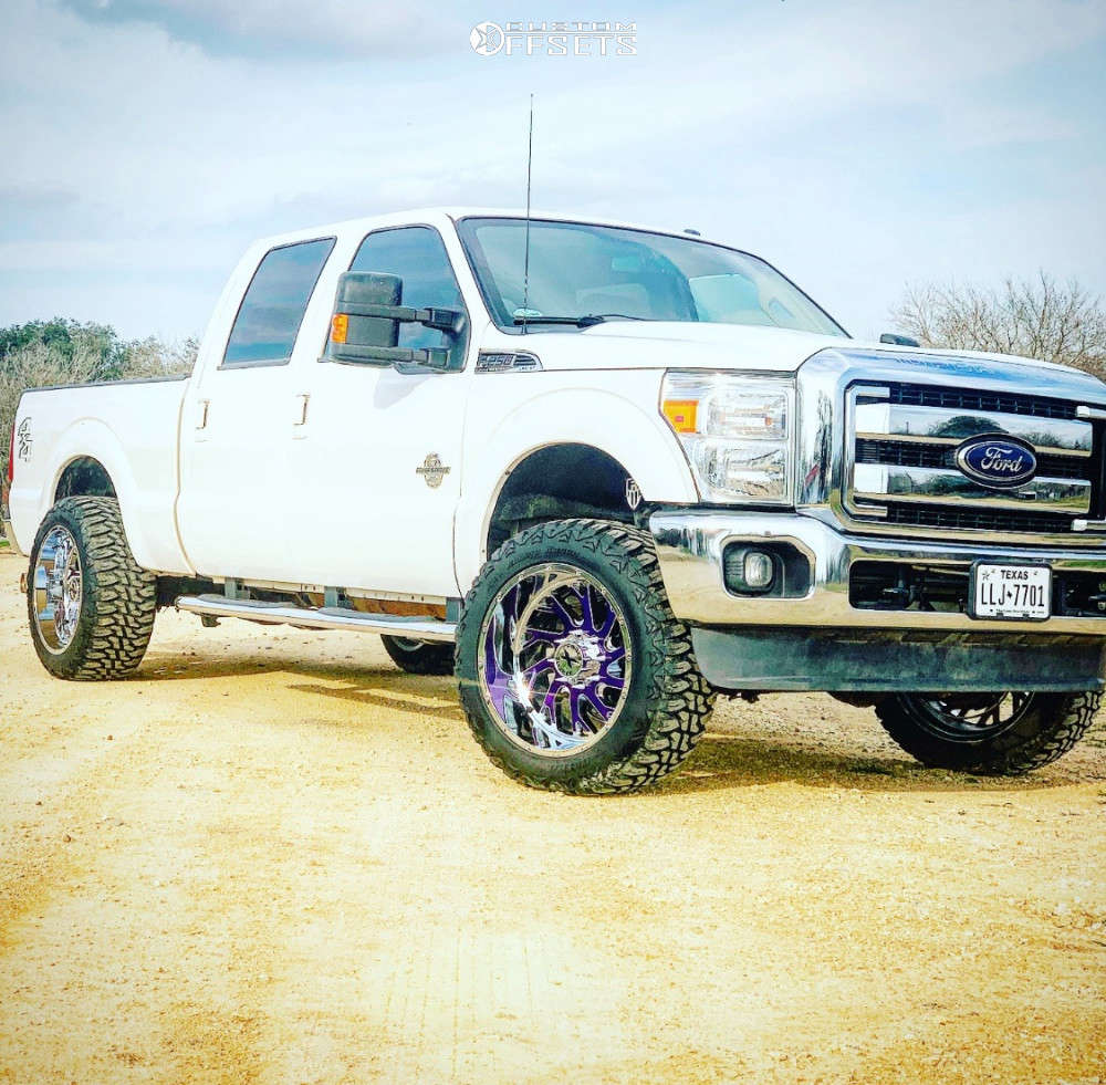 2015 Ford F-250 Super Duty with 22x12 -44 Xtreme Force Xf8 and 35/12 ...