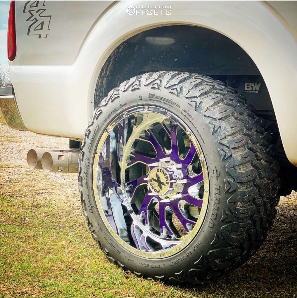 2015 Ford F-250 Super Duty with 22x12 -44 Xtreme Force Xf8 and 35/12 ...