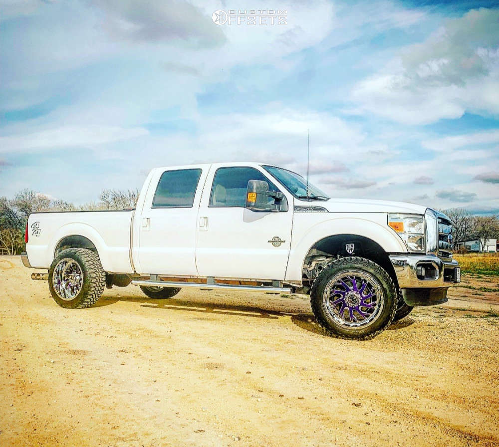 2015 Ford F-250 Super Duty with 22x12 -44 Xtreme Force Xf8 and 35/12 ...