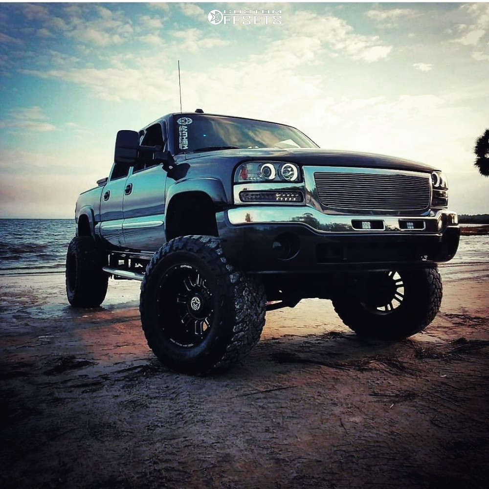 2005 GMC Sierra 1500 with 20x12 -44 Anthem Off-Road Enforcer and 37/13 ...