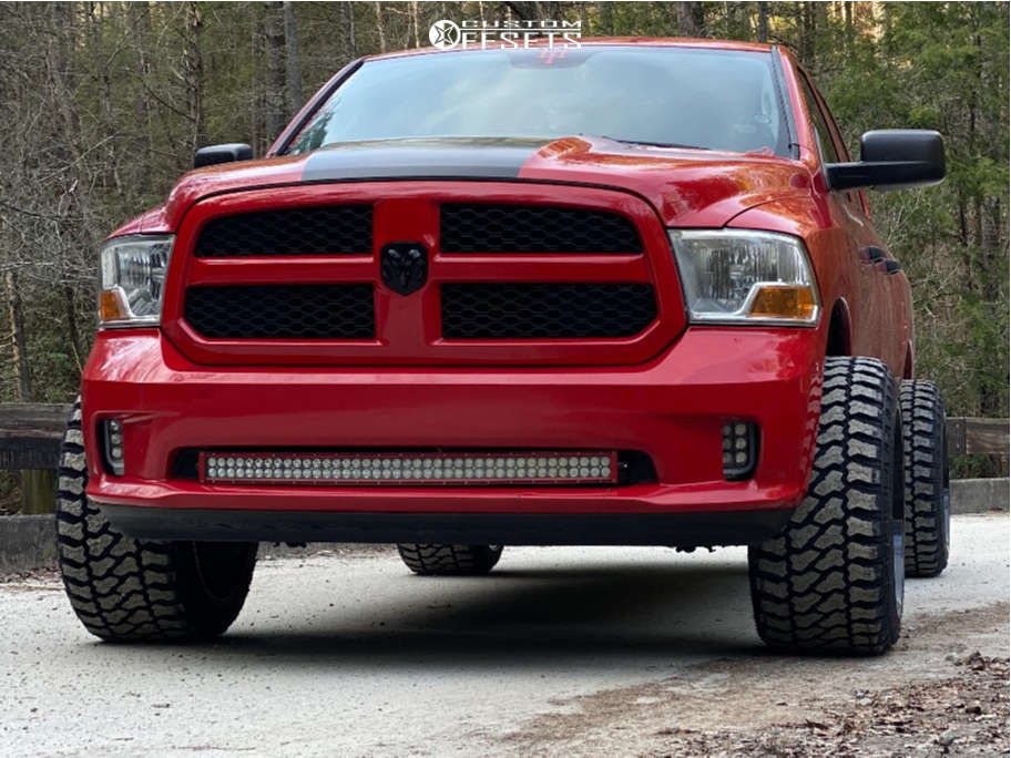 2013 Ram 1500 with 22x14 -76 Anthem Off-Road Equalizer and 33/14.5R22 ...
