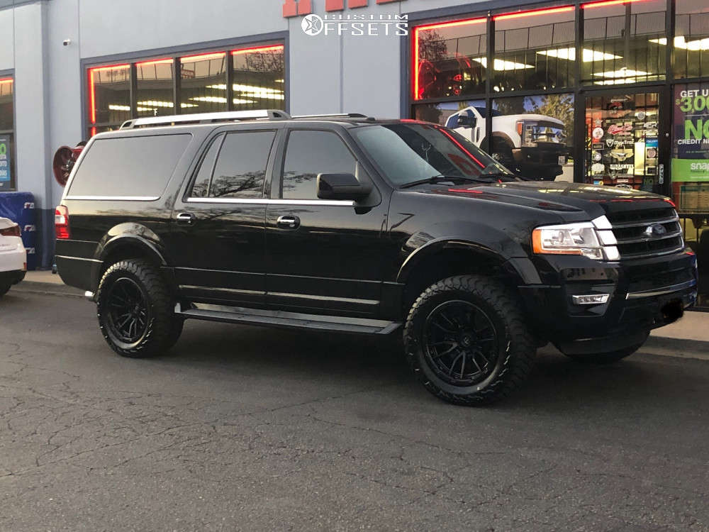 2017 Ford Expedition with 20x10 -18 Fuel Rebel and 305/55R20 AMP Pro At ...
