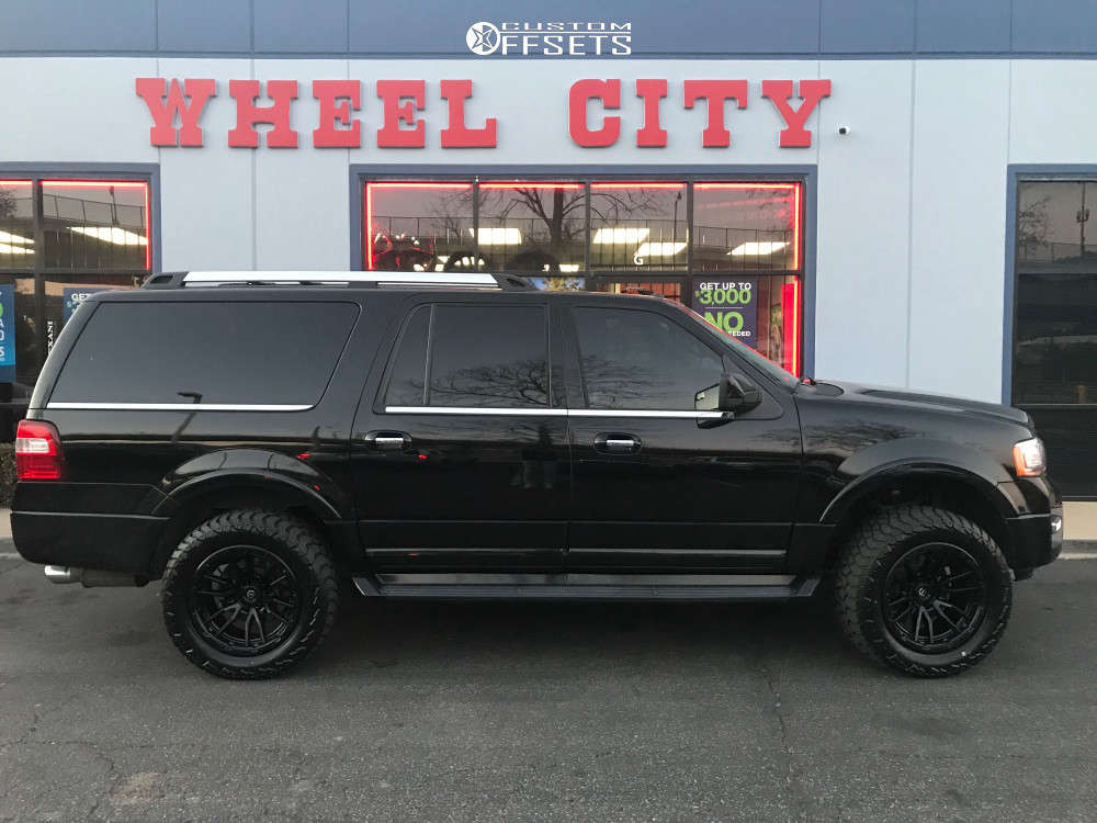 2017 Ford Expedition with 20x10 -18 Fuel Rebel and 305/55R20 AMP Pro At ...