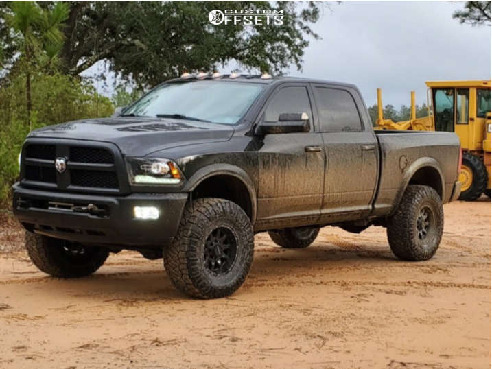 2018 Ram 2500 with 17x9 0 Raceline Shift and 37/13.5R17 Nitto Ridge ...