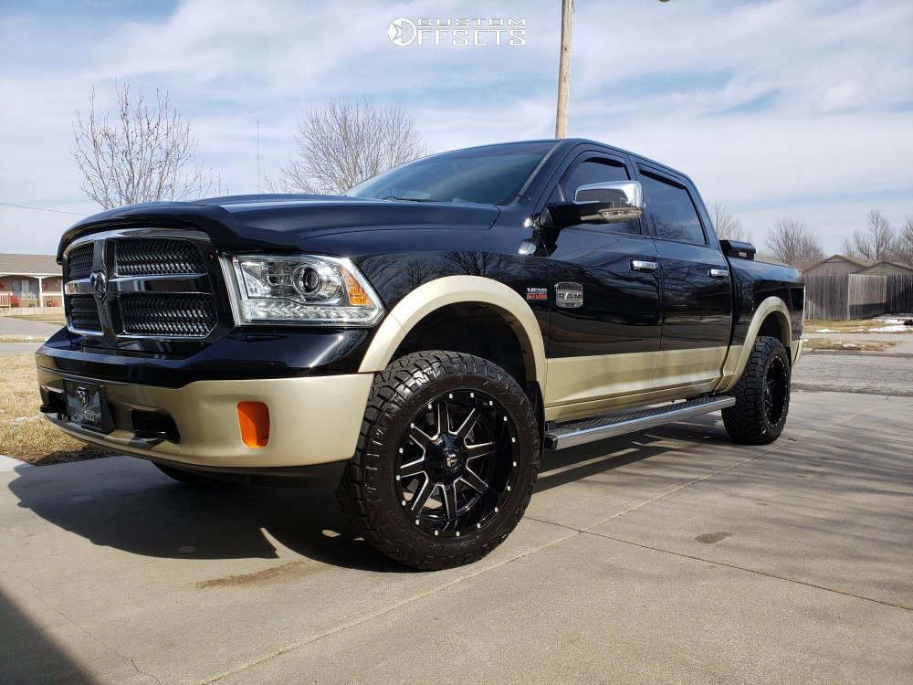 2013 Ram 1500 with 20x10 -18 Fuel Maverick D610 and 275/60R20 Nitto ...