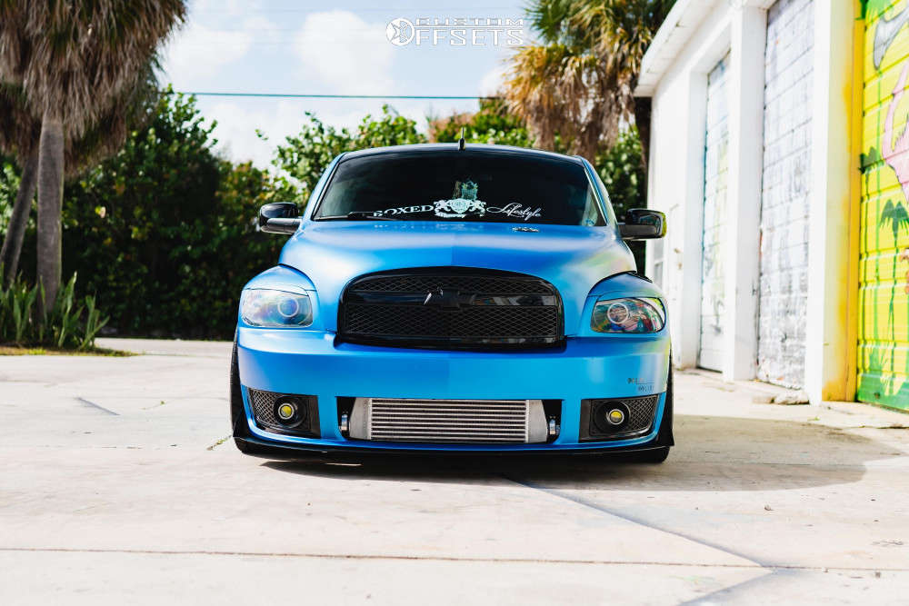 2009 Chevrolet HHR with 18x9 33 CCW Lm20 and 255/35R18 Nitto Nt555 and ...