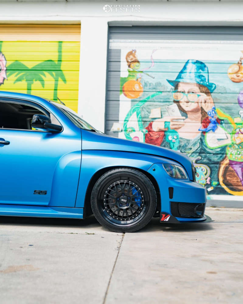 2009 Chevrolet HHR with 18x9 33 CCW Lm20 and 255/35R18 Nitto Nt555 and ...