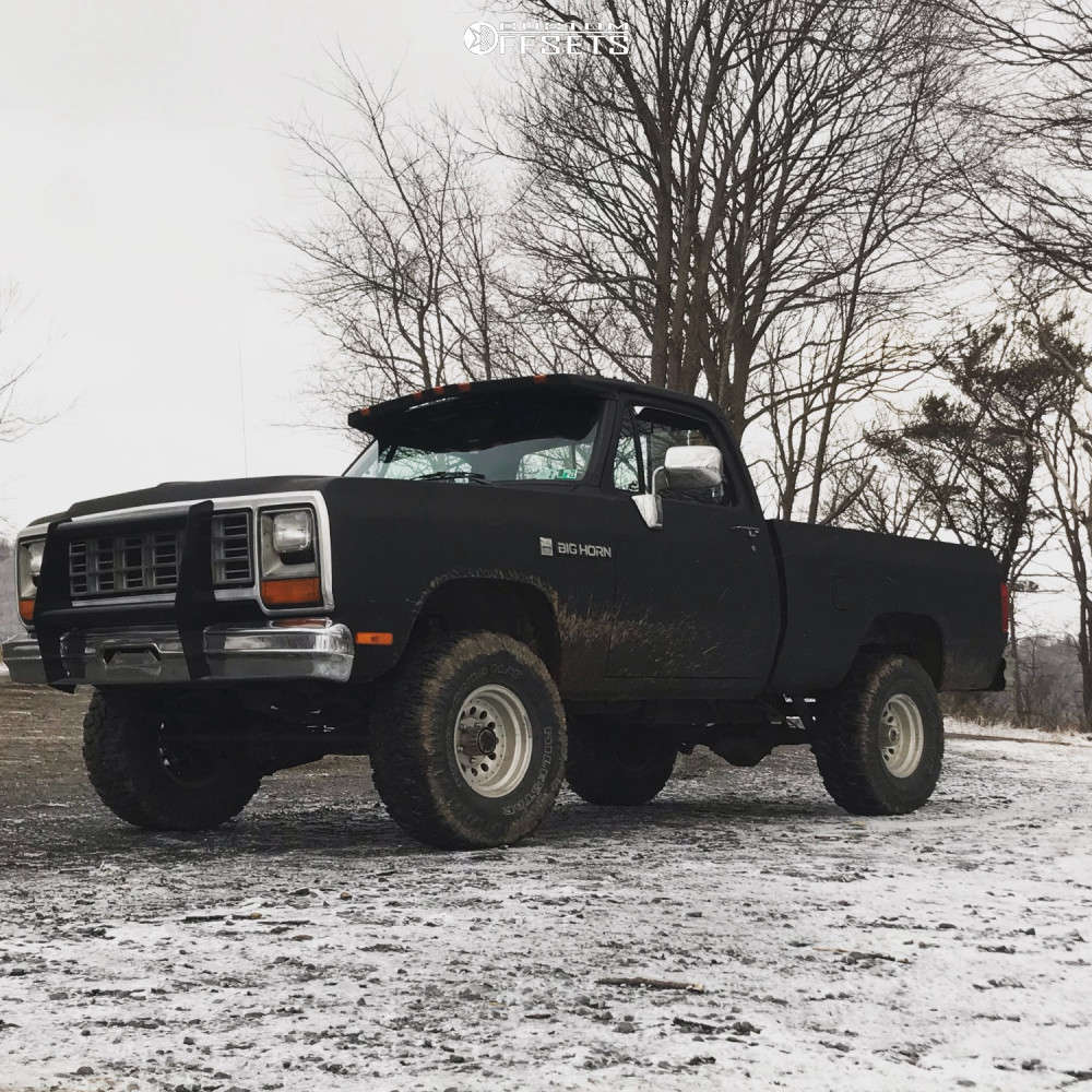 1981 Dodge W150 with 15x8 -19 American Racing Outlaw Ii and 33/12.5R15 ...
