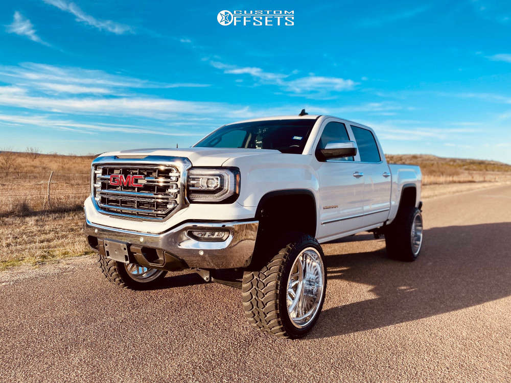 2018 GMC Sierra 1500 with 24x14 -73 American Force REDD and 35/13.5R24 ...