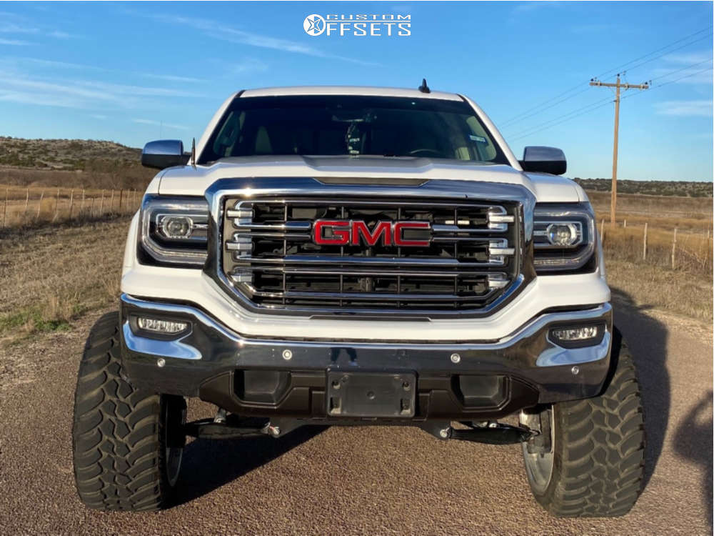 2018 GMC Sierra 1500 with 24x14 -73 American Force REDD and 35/13.5R24 ...