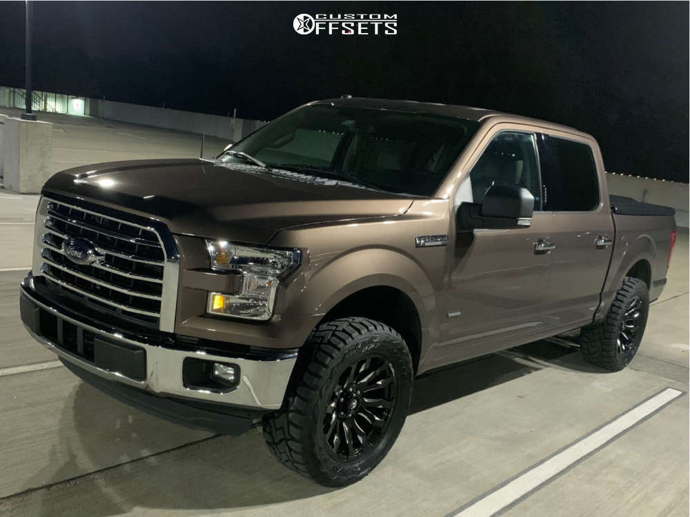 2016 Ford F-150 with 20x10 -18 Fuel Blitz and 33/12.5R20 Toyo Tires ...