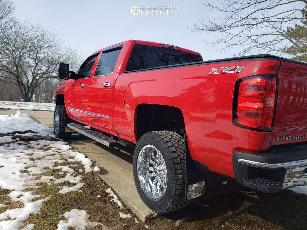 2016 Chevrolet Silverado 2500 HD with 20x10 -19 Fuel Sledge and 275 ...