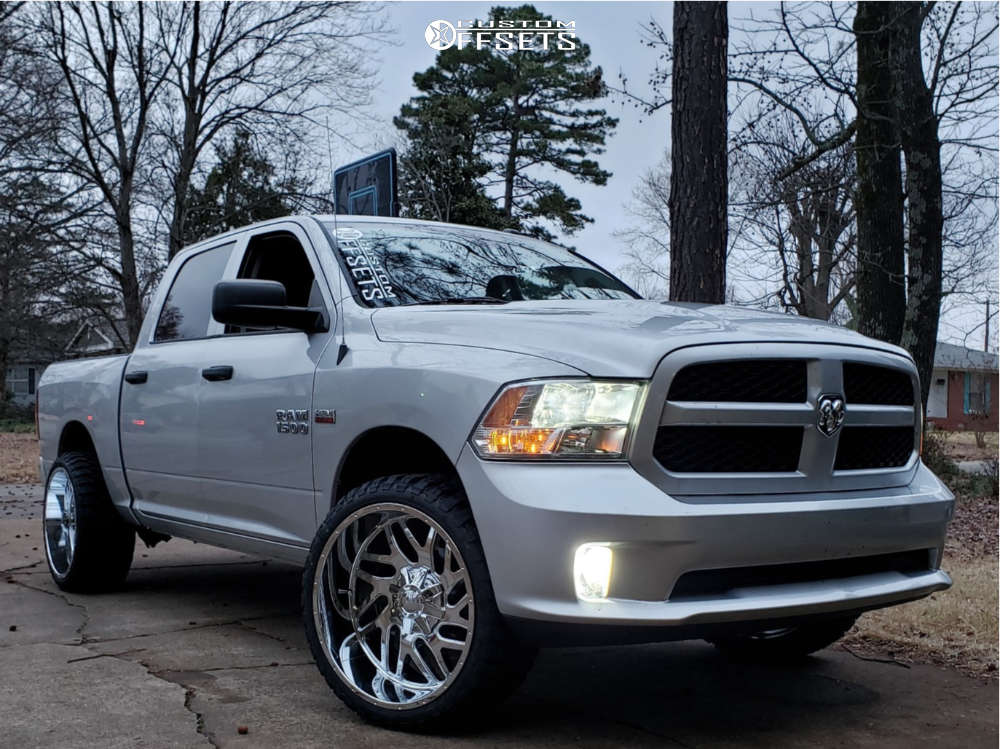 2014 Ram 1500 with 24x12 -44 Savage Offroad Sa01 and 33/12.5R24 ...