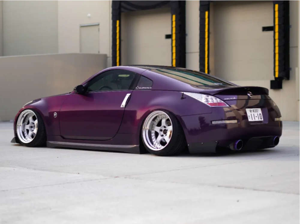 Purple Nissan 350z Convertable