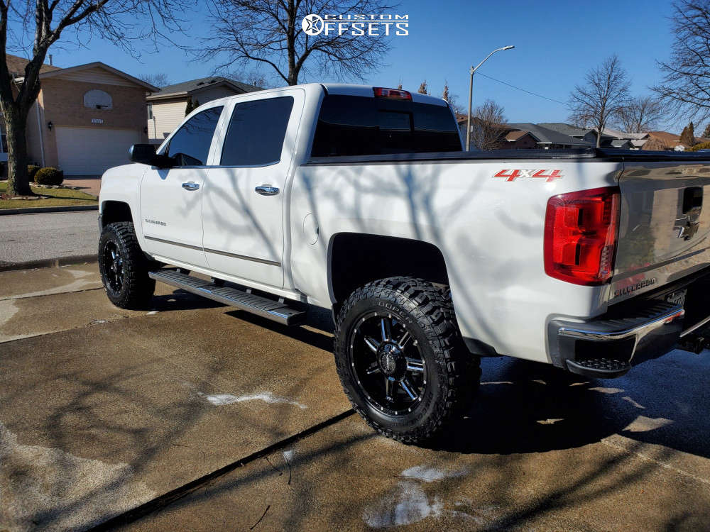 2018 Chevrolet Silverado 1500 with 20x9 12 Krank Force and 275/65R20 ...