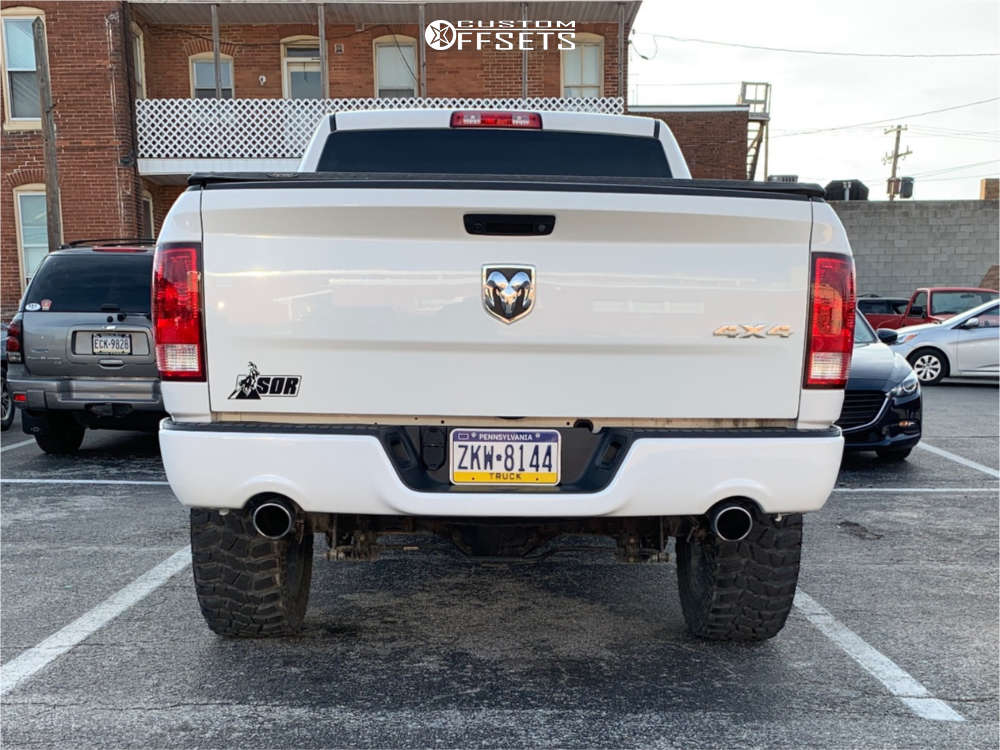 2017 Ram 1500 with 20x9 12 Black Rhino Kelso and 35/12.5R20 Cooper ...