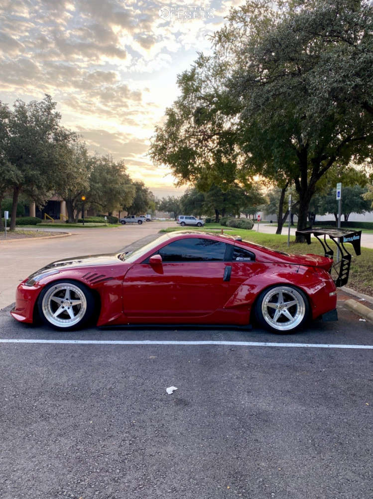 2005 Nissan 350Z with 19x11 15 Aodhan Ds05 and 275/35R19 Federal 595 Rs ...