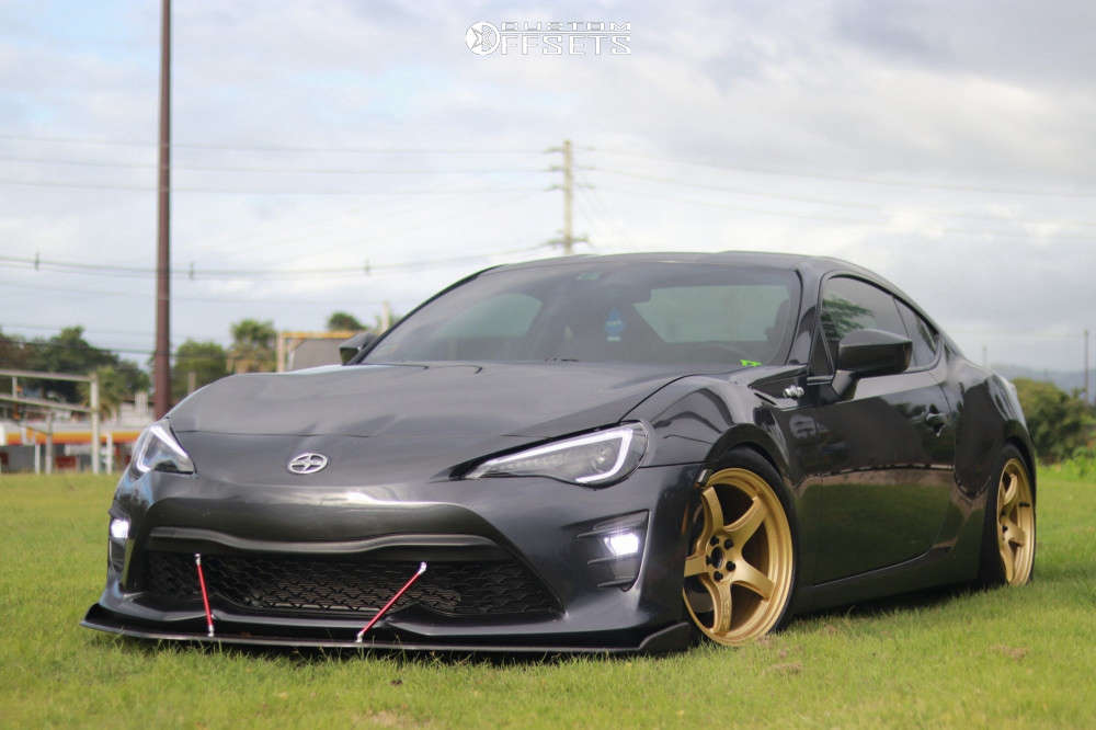 2016 Scion FR-S with 17x9 38 Rays Engineering 57cr and 245/40R17 ...
