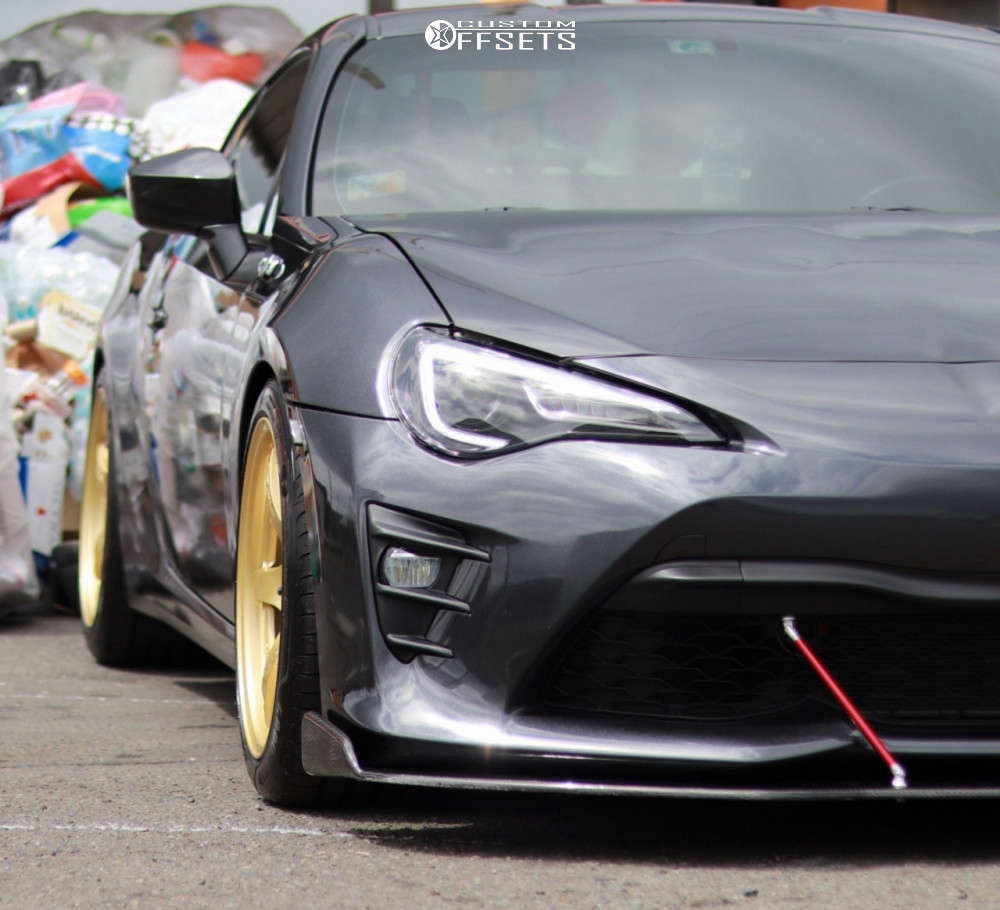 2016 Scion FR-S with 17x9 38 Rays Engineering 57cr and 245/40R17 ...