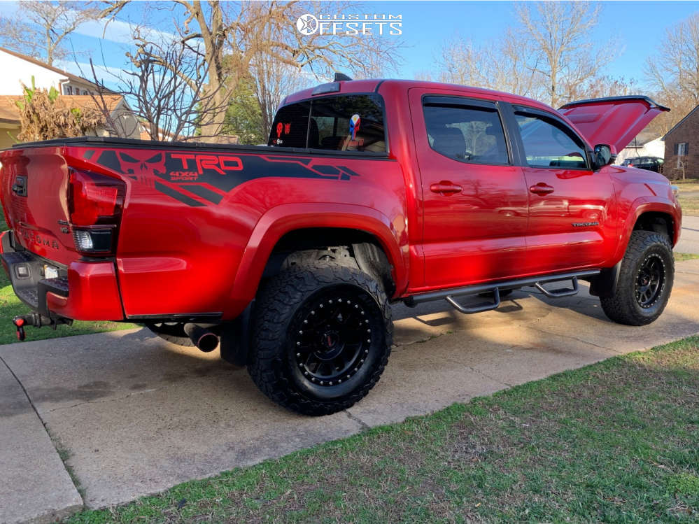 2019 Toyota Tacoma with 17x8.5 0 Method Mesh and 265/70R17 BFGoodrich ...