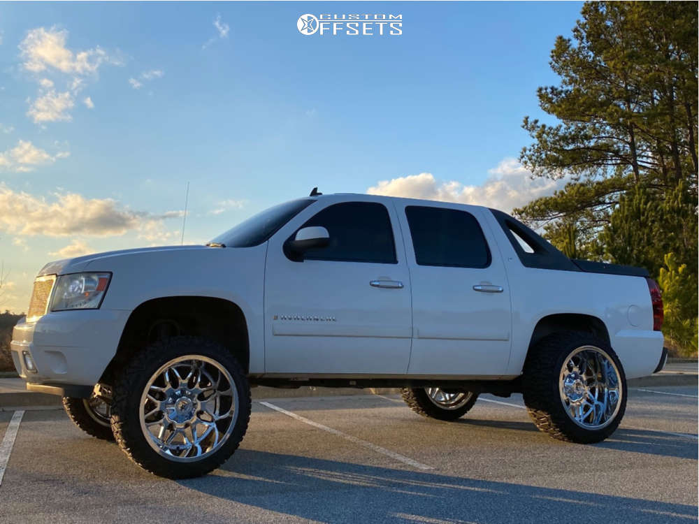 2007 Chevrolet Avalanche with 24x14 -76 RBP Atomic and 35/13.5R24 Tri ...
