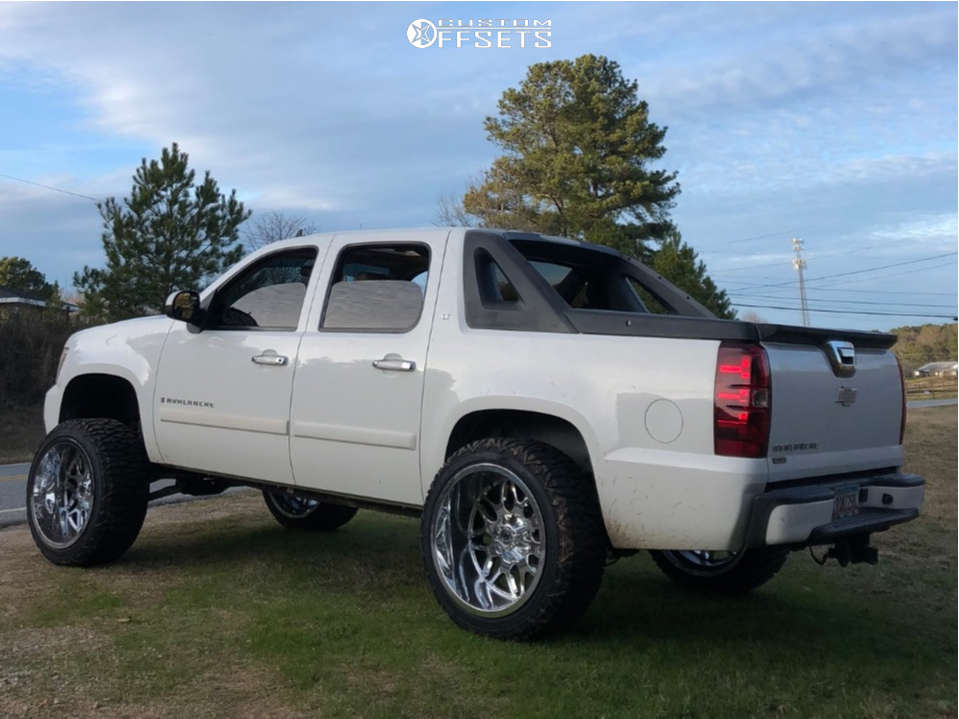 2007 Chevrolet Avalanche with 24x14 -76 RBP Atomic and 35/13.5R24 Tri ...