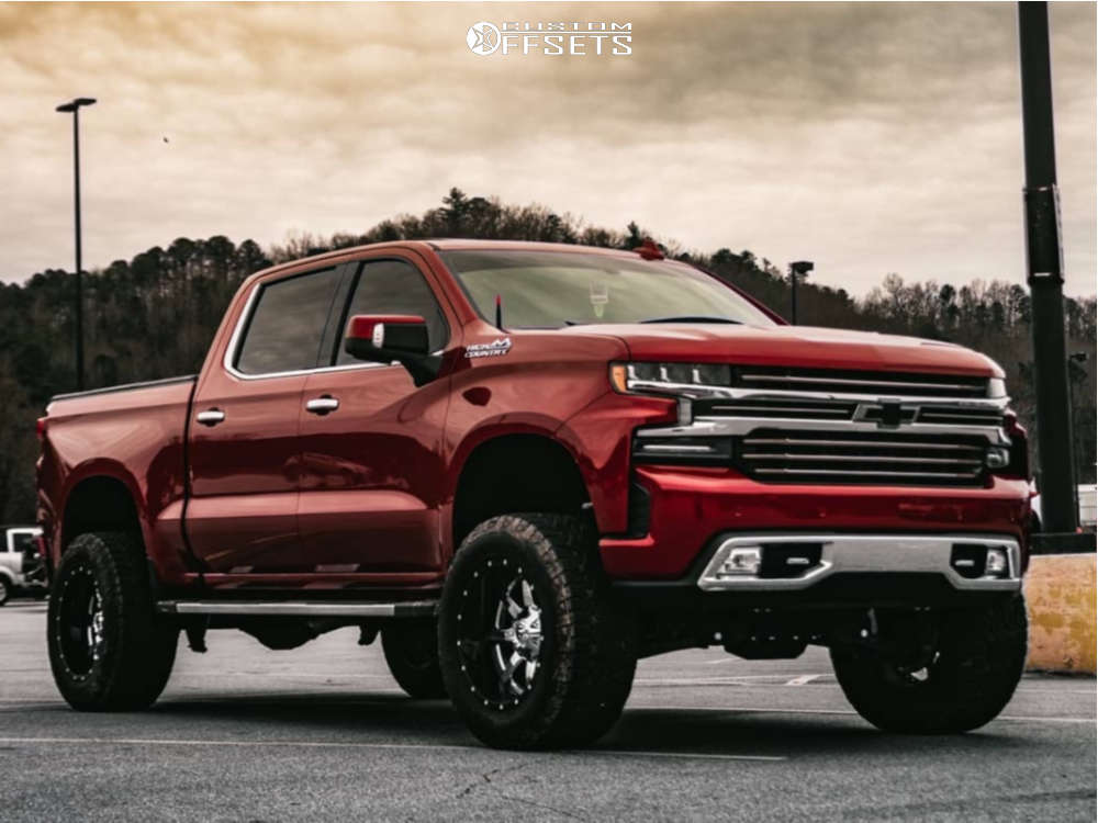 2019 Chevrolet Silverado 1500 with 20x12 -44 Fuel Maverick and 305 ...
