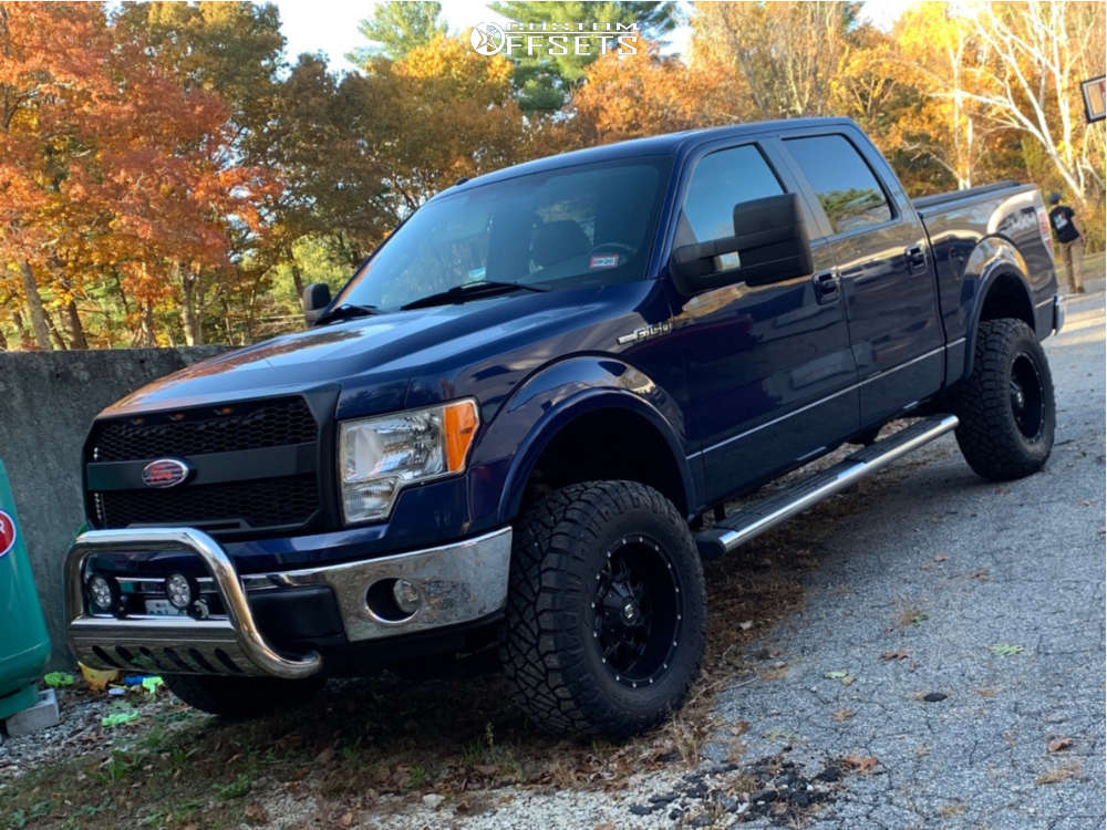 2010 Ford F-150 with 18x9 -12 Dropstars 645b and 275/65R18 Nitto Ridge ...