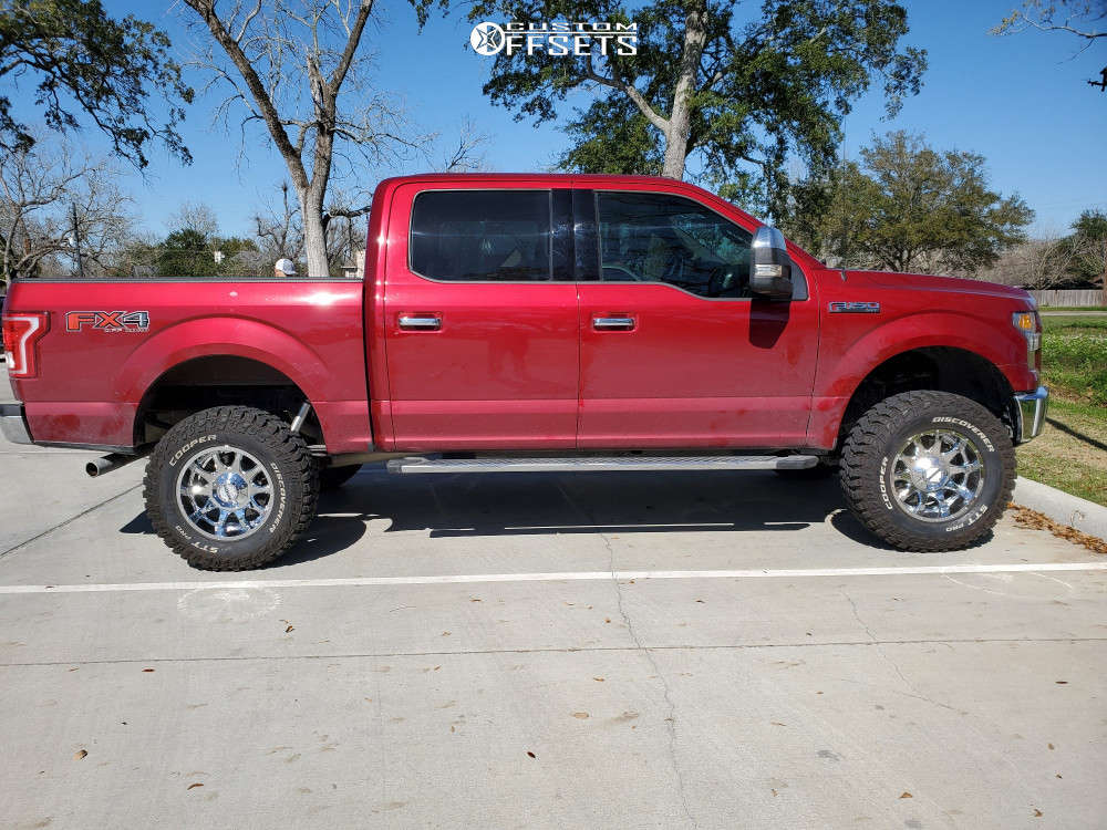 2015 Ford F-150 with 18x9 -12 Raceline Shift and 295/70R18 Cooper ...